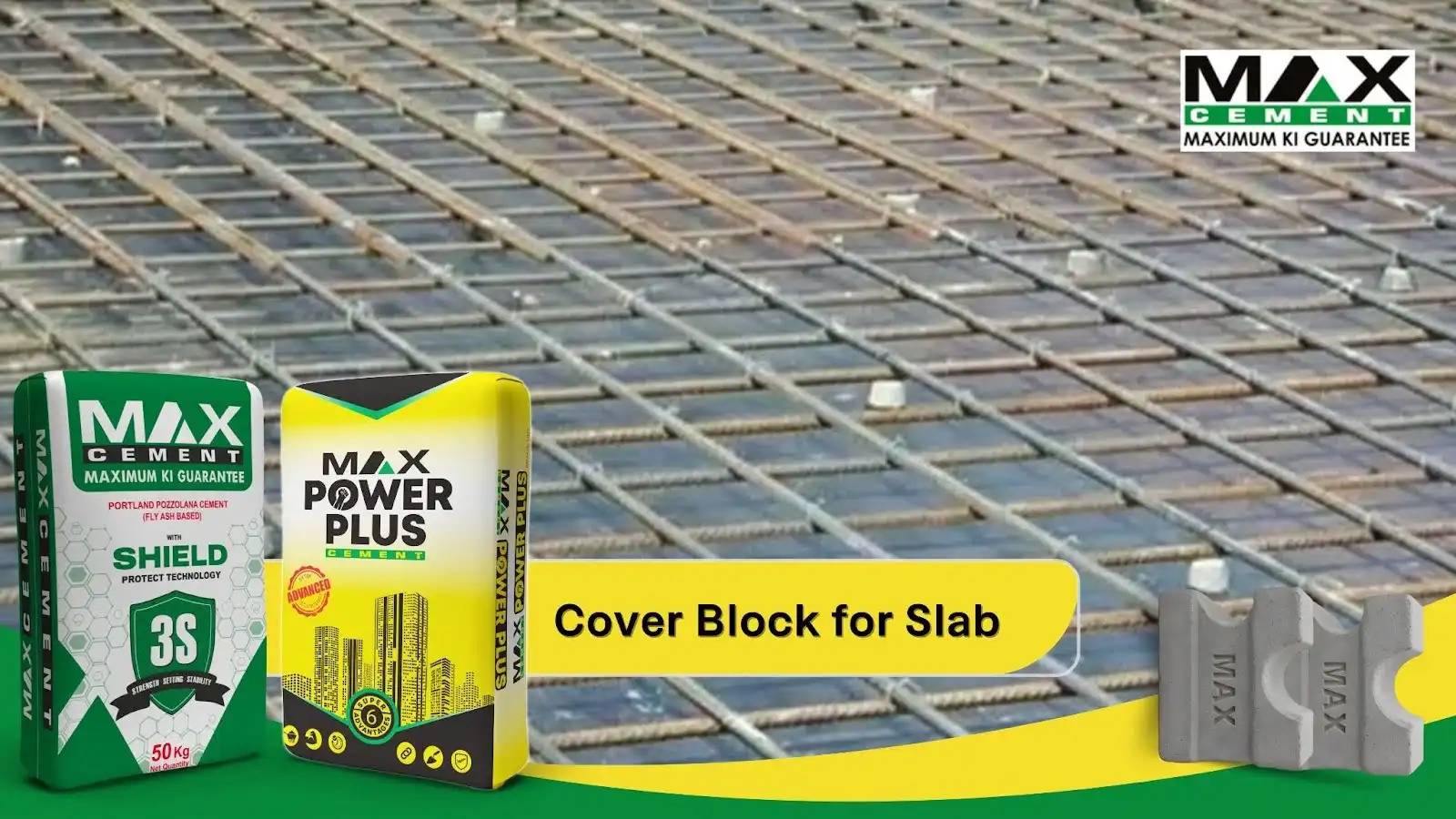 Role of Cover Blocks for Slab: Types, Sizes and Advantages